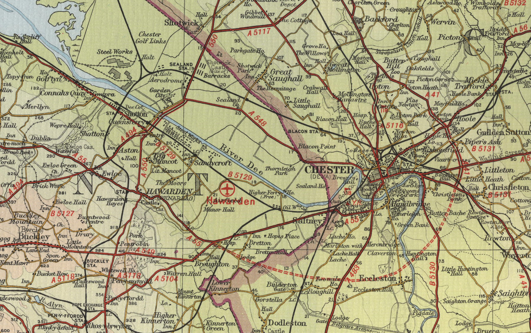 Chester Map Chester Map