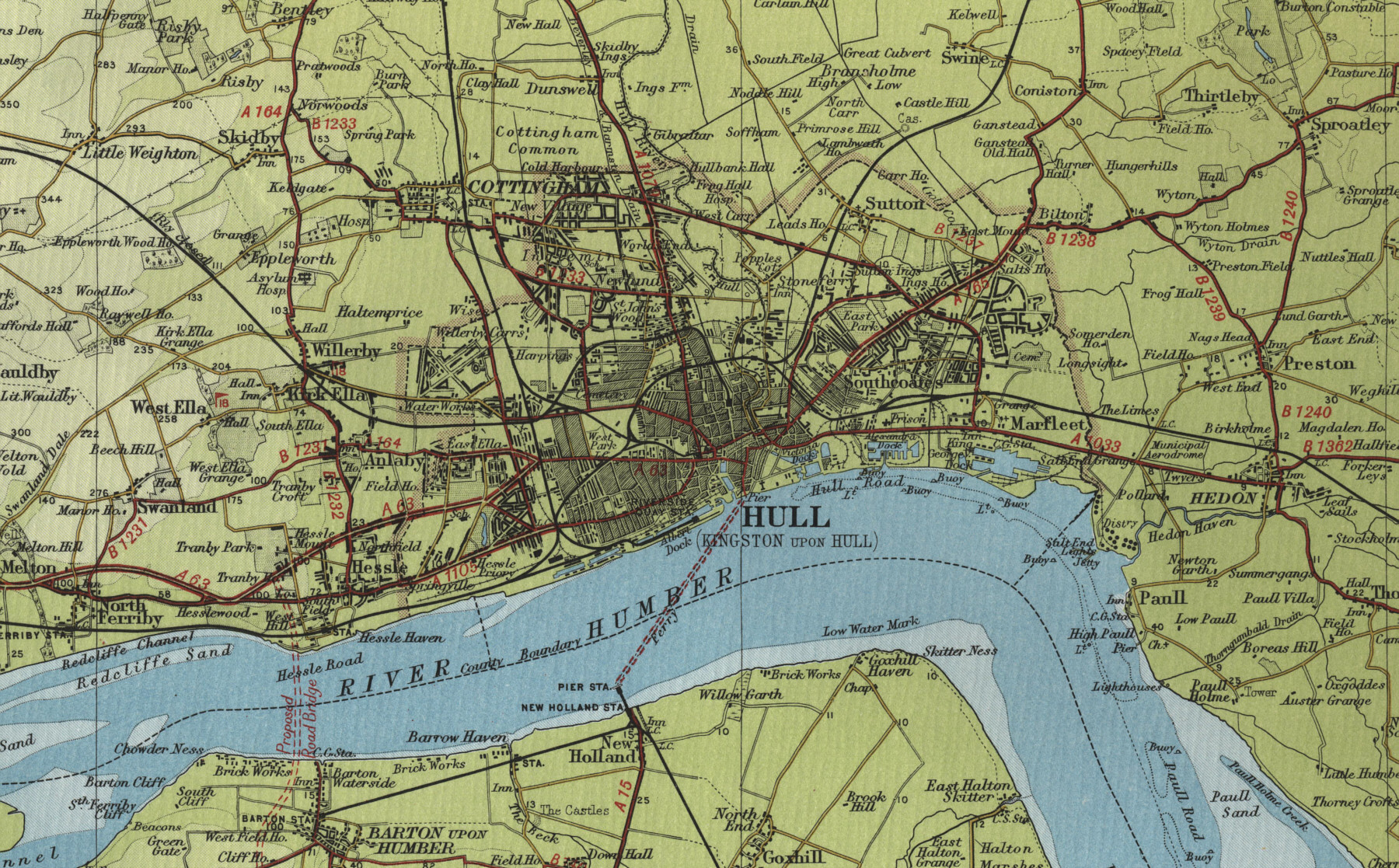 Hull Area Map Hull Area Map
